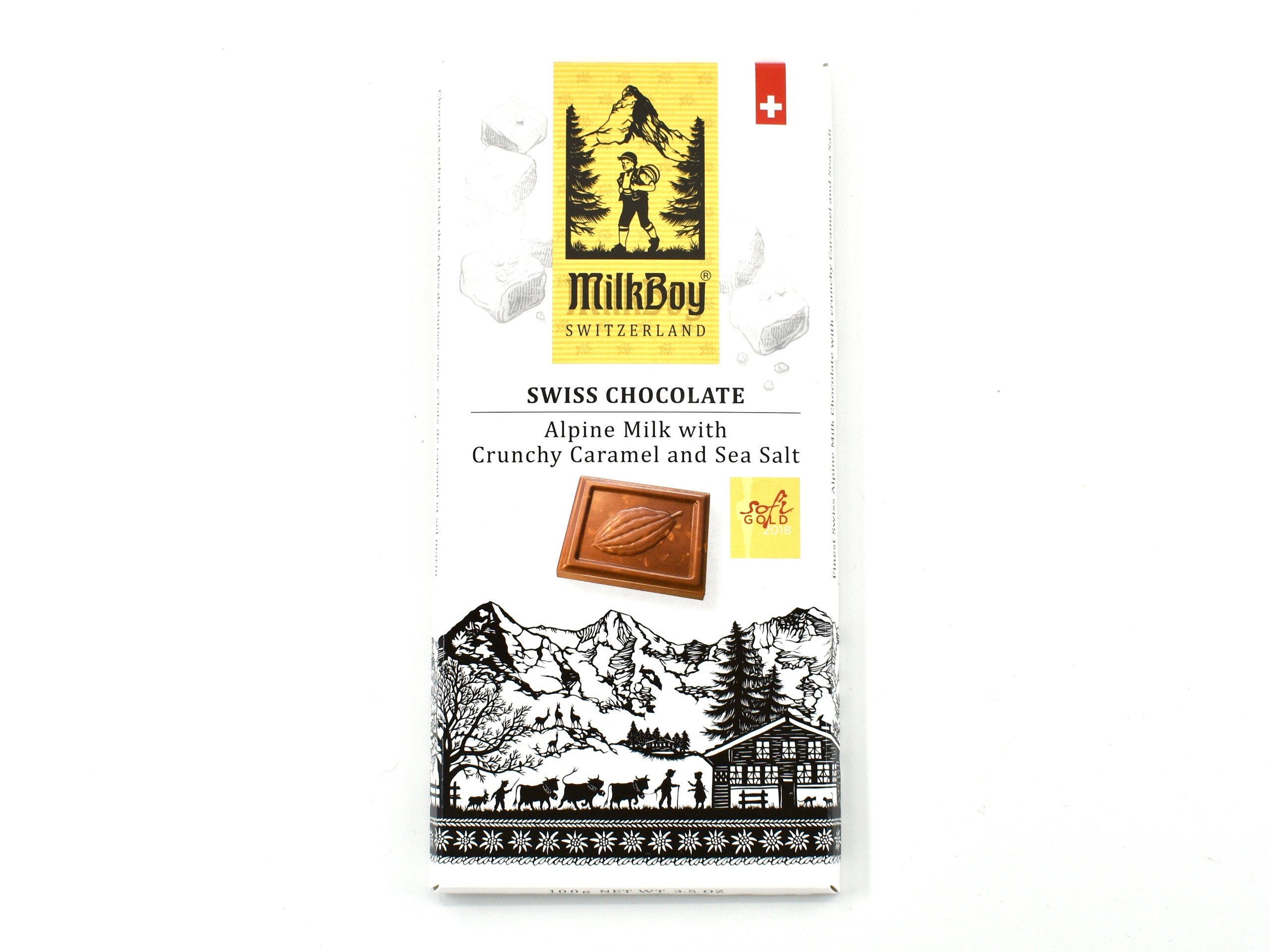 Milkboy Alpine Milk with Crunchy Caramel & Sea Salt | Bon Bon Candies